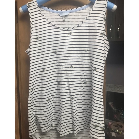 Joules | Tops | Joules Tank Top Sleeveless Blouse Bee Print 2 | Poshmark